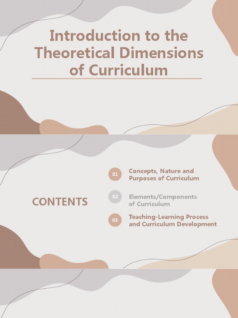 Understanding Curriculum Theories and Development | PDF | Curriculum | Teaching Method