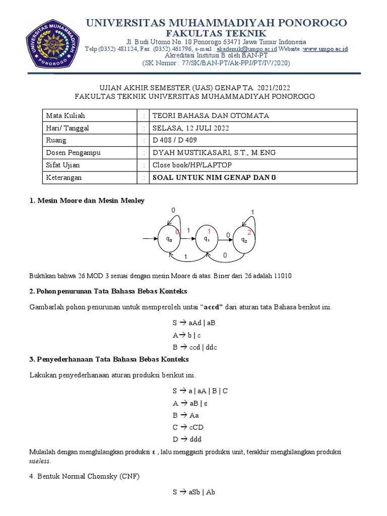 Ujian Tbo 2022 - Ratna Purboretno | PDF