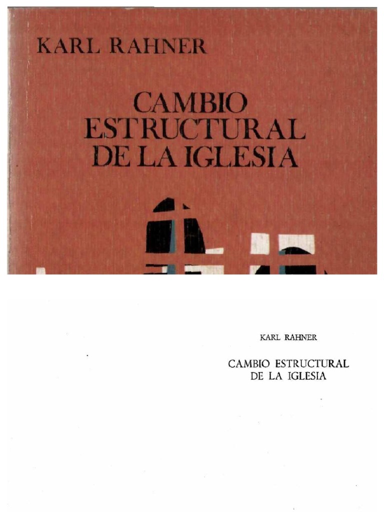 Cambio Estructural de La Iglesia Karl Rahner | PDF