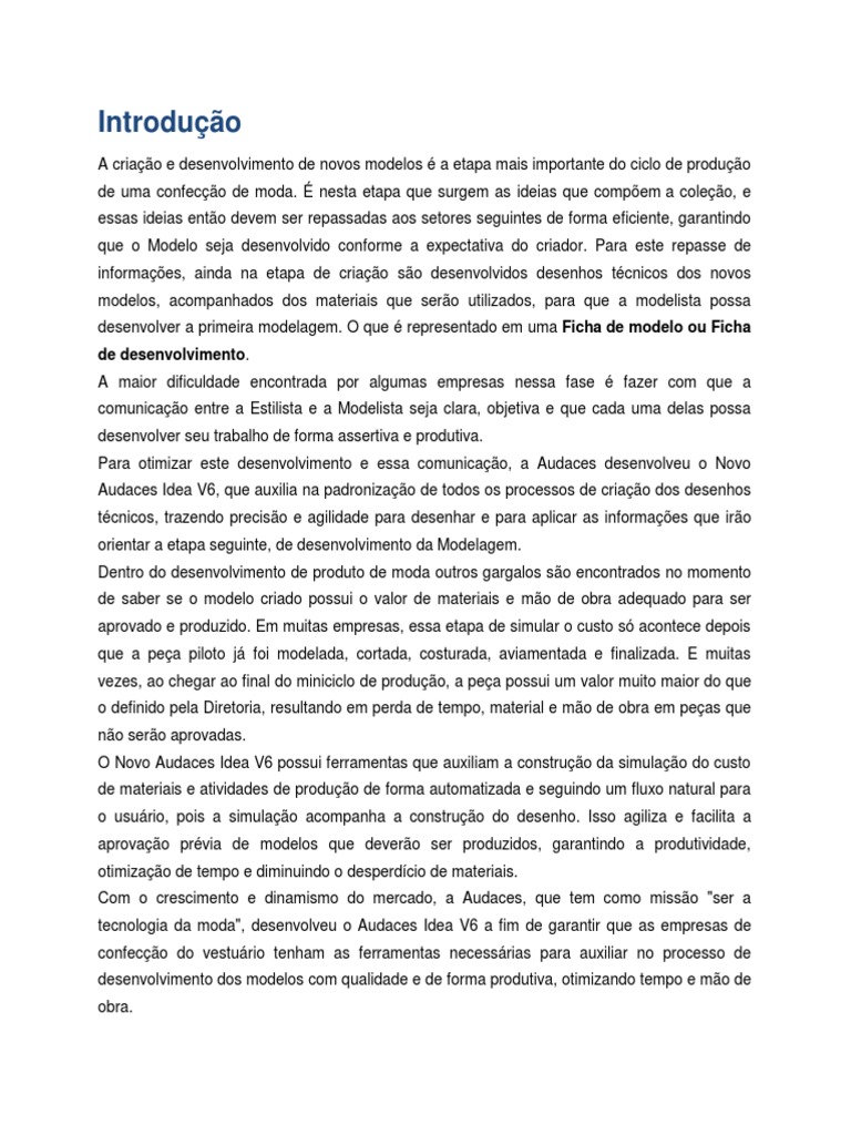 Ferramentas de desenvolvimento de produtos de moda no Audaces Idea V6 ...