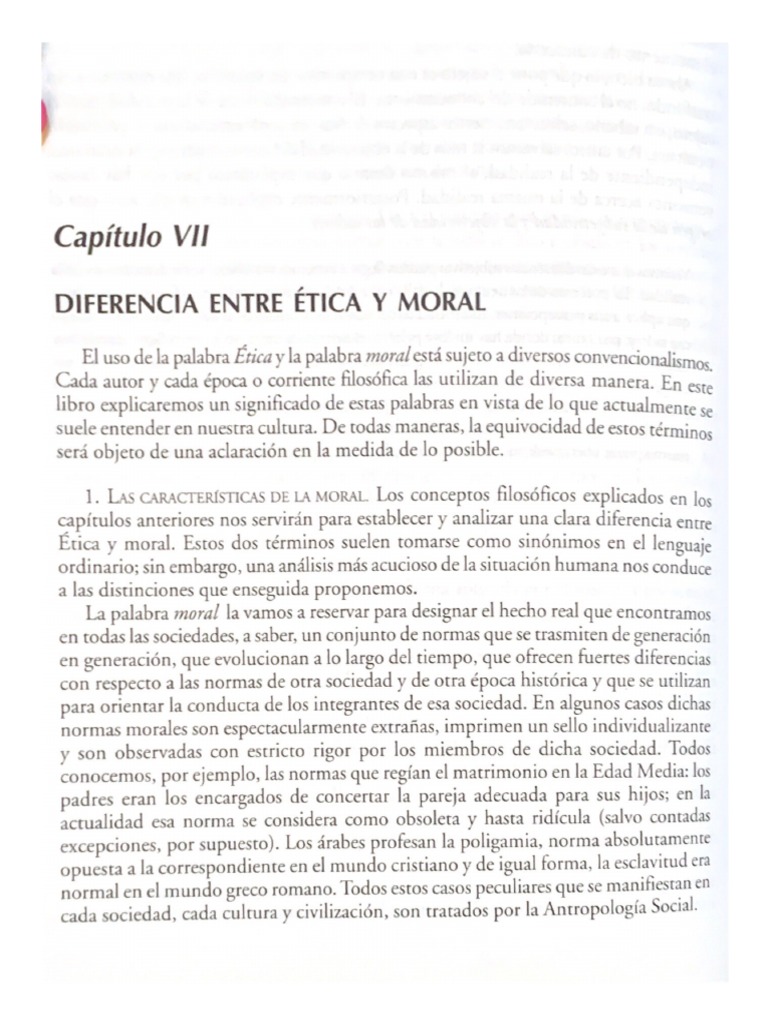 L-7 Diferencia Entre Ética y Moral | PDF