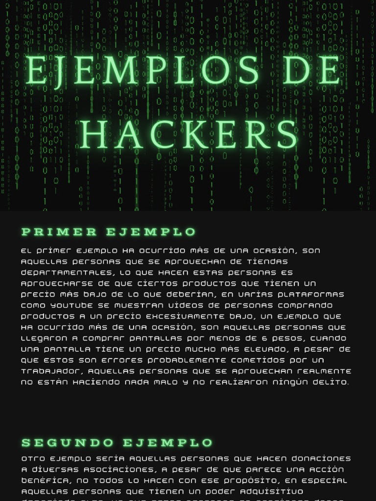 Ejemplo de Hacker | PDF
