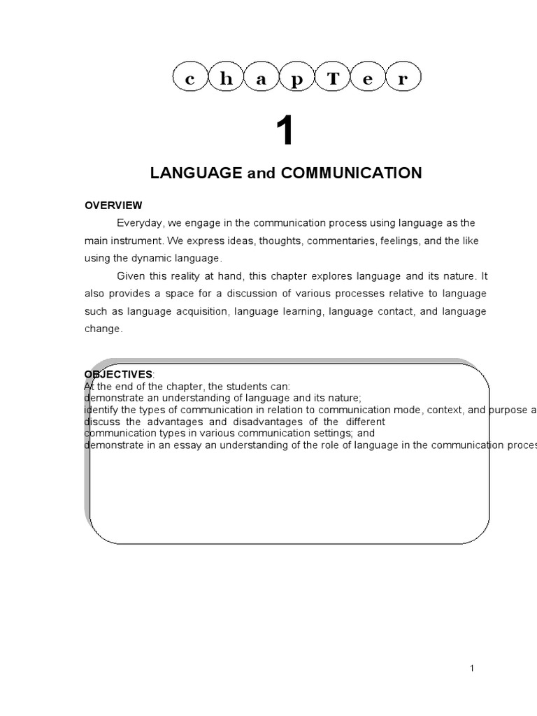 Module in Purposive Communication 1 | Download Free PDF | Communication ...
