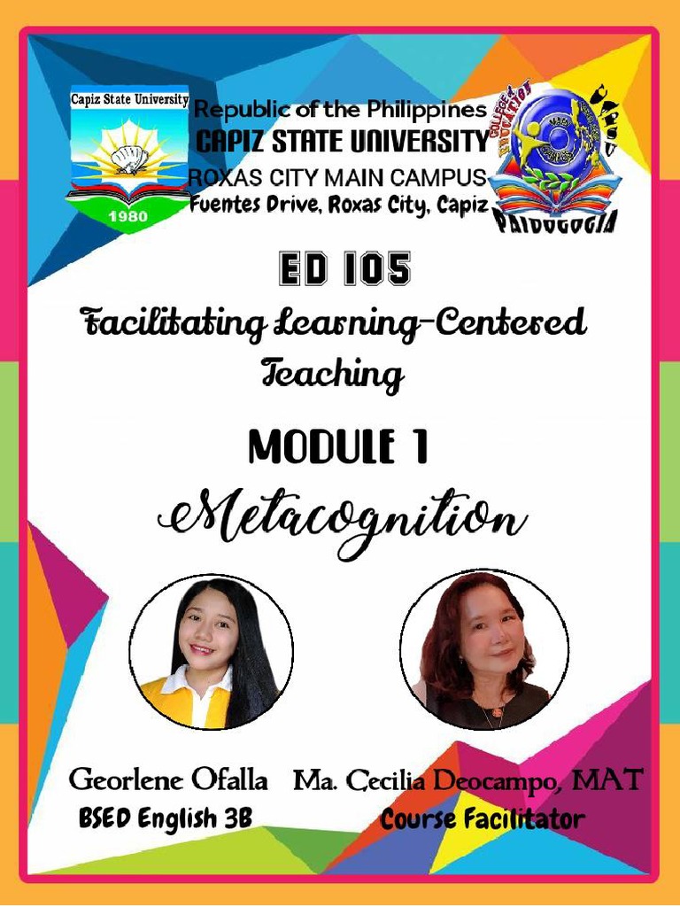 Ed 105 - Module 1 - Ofalla, Georlene D. Bsed English 3B | PDF ...