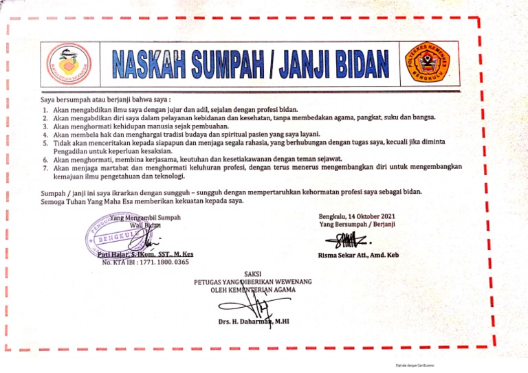 SURAT SUMPAH | PDF