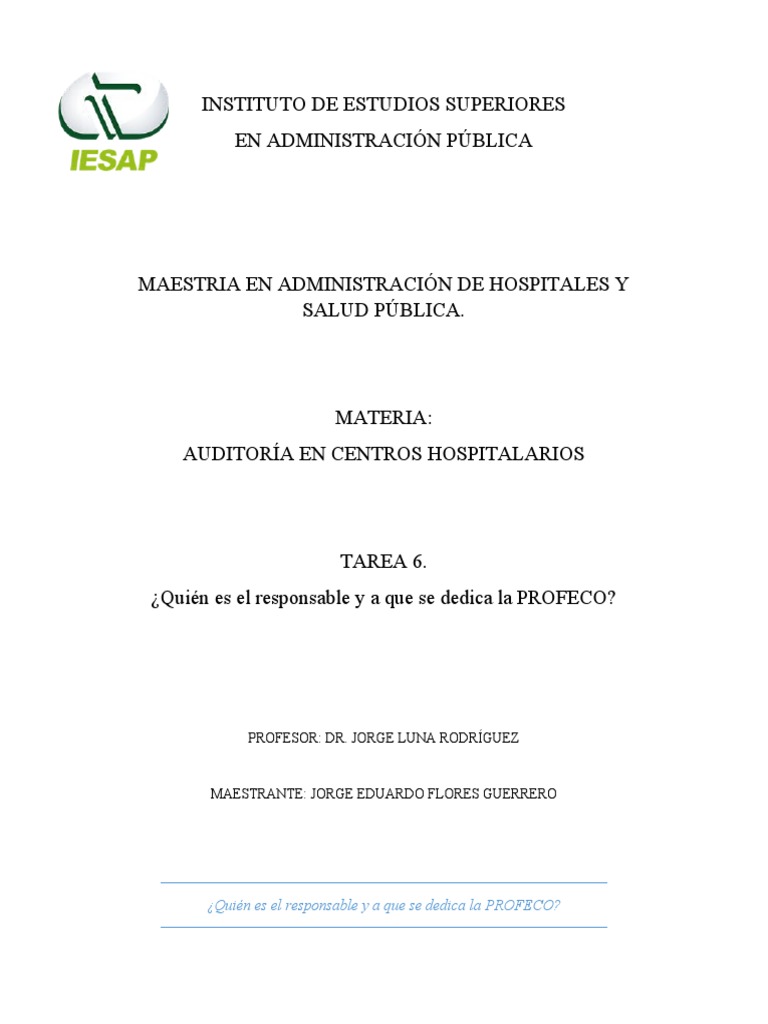 Que Es La Prodecon | PDF