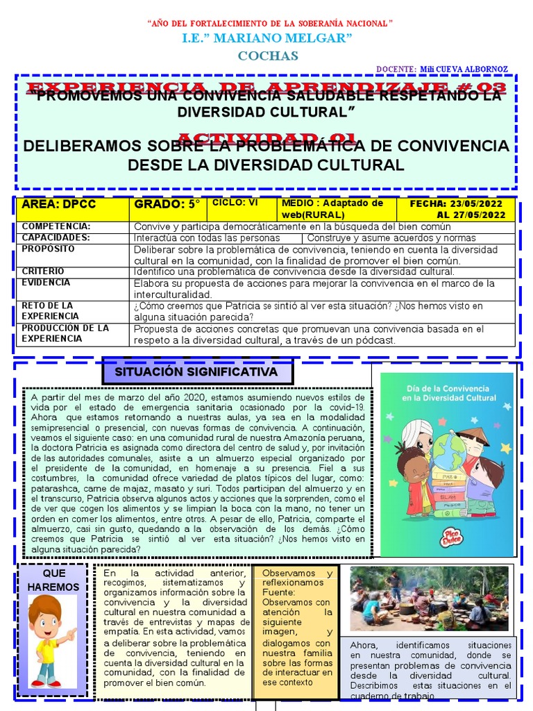 DPCC RURAL 5° Exp. 3 Sesión | PDF | Democracia | Ideologías políticas