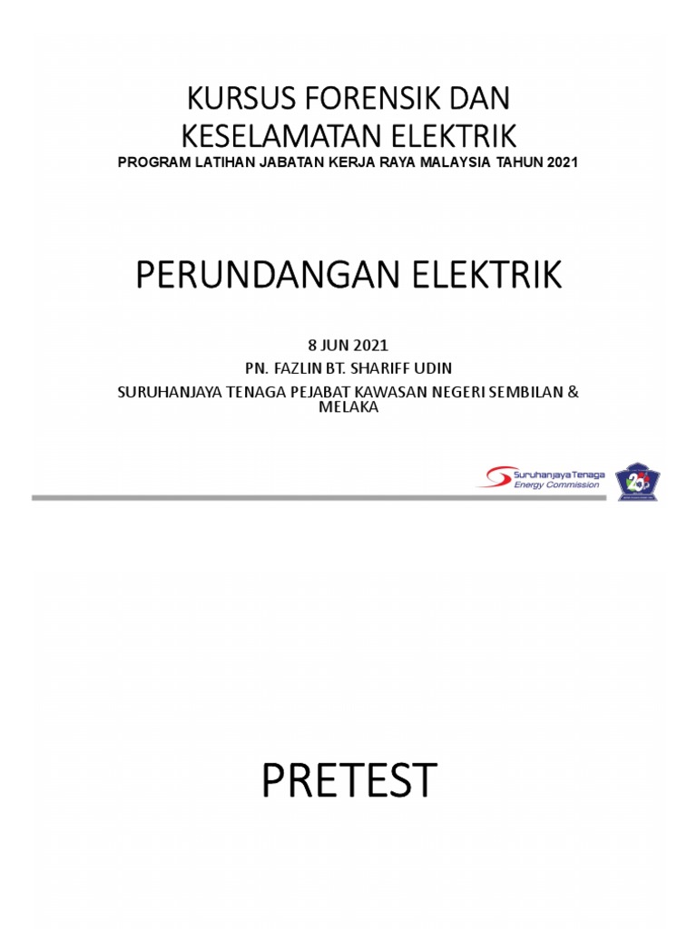 Nota Kursus ST - Perundangan | PDF