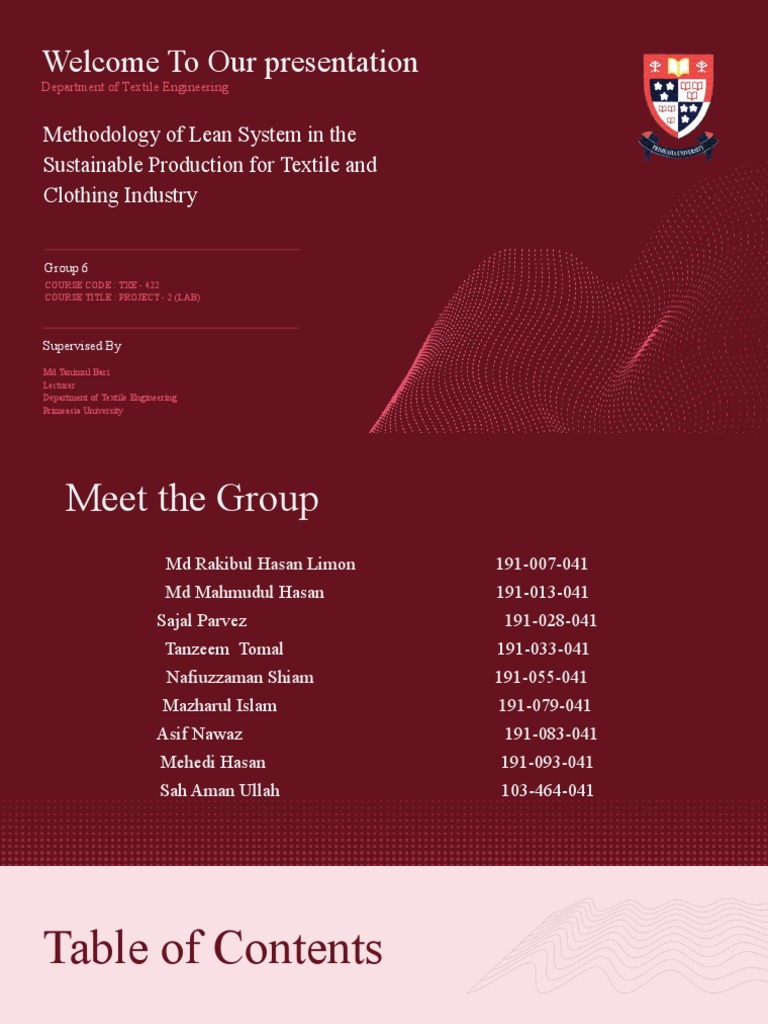 Lean Manufacturing Presentation Pdf Lean Manufacturing Business