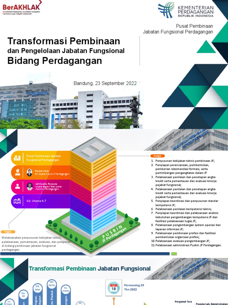 Transformasi Pembinaan Dan Pengelolaan JF Bidang Perdagangan | PDF