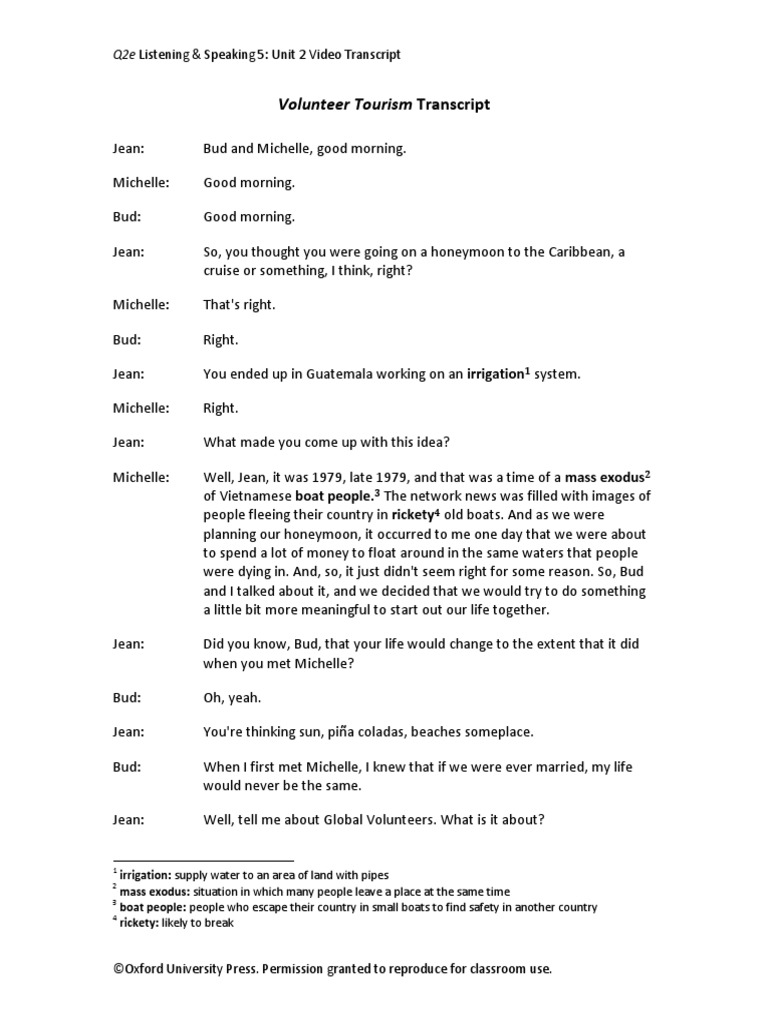 Q2e LS5 U02 VideoTranscript | PDF | Social Science | Self-Improvement