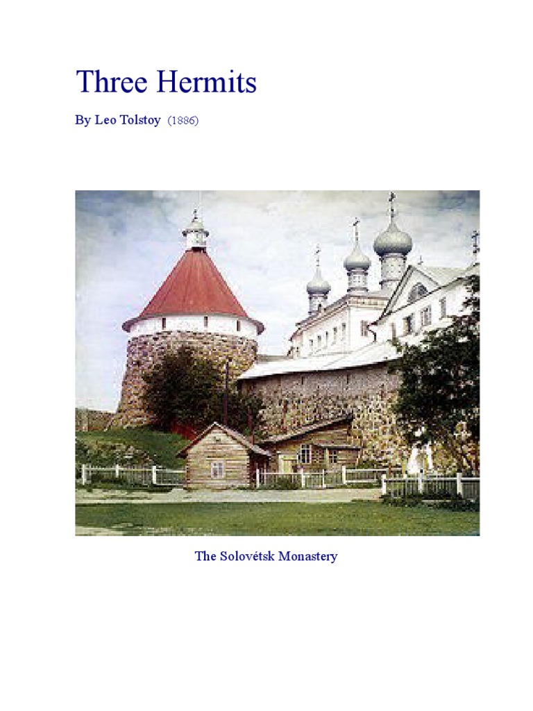 Three Hermits by Leo Tolstoy | PDF | Lord's Prayer | Prayer