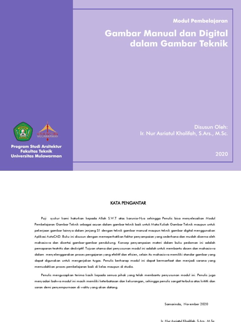 Gambar Manual dan Digital dalam Gambar Teknik | PDF