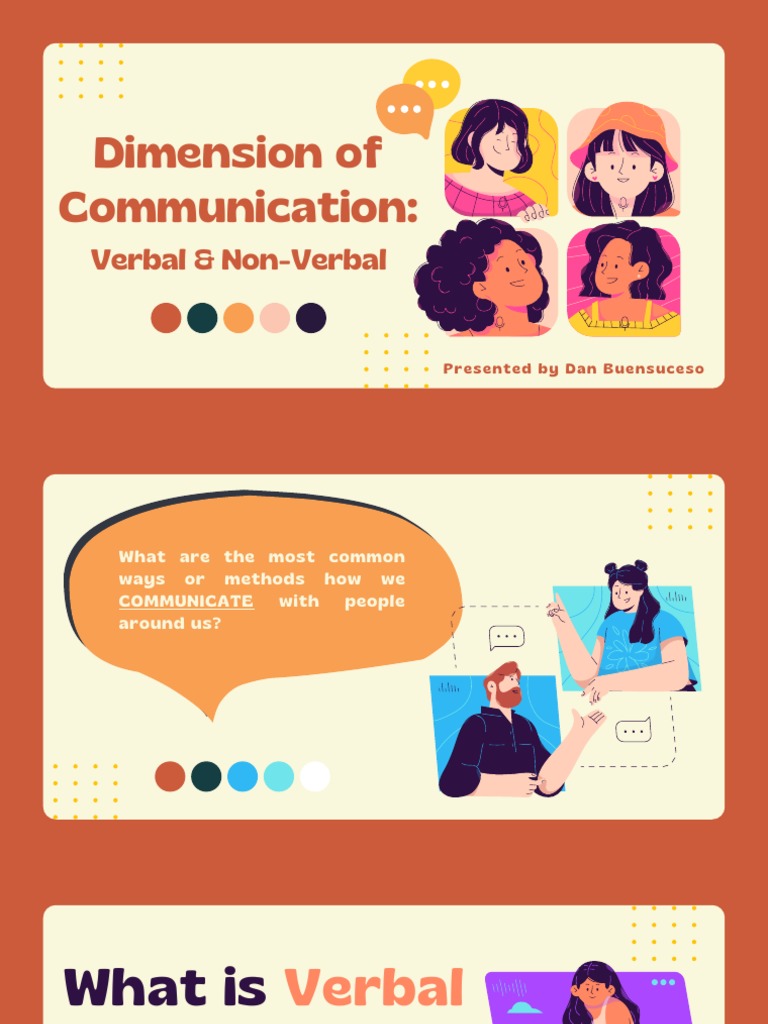 VerbalNon Verbal Oral Com | PDF | Career & Growth