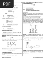 Yield Strength, Modulus of Elasticity, Tensile Strength Formulas | PDF