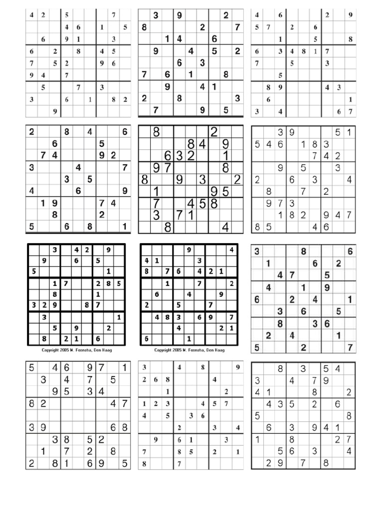 Sudoku | PDF