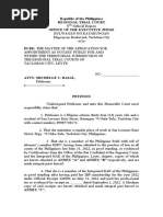 Format of Writ Petition To High Court Under Article 226 | PDF | Certiorari | Public Law