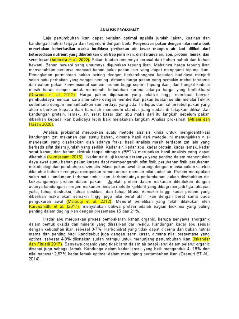 Analisis Proksimat | PDF | Kesehatan Holistik | Sains & Matematika