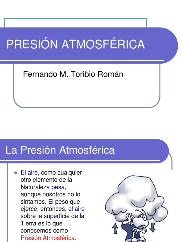Presion Atmosferica | PDF | Ciencias de la Tierra | Atmósfera