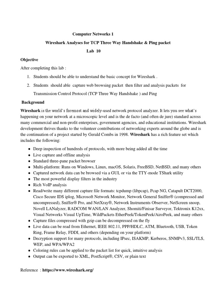 Week 11 Wireshark Lab 10 Pdf Port Computer Networking Internet Protocol Suite 3314