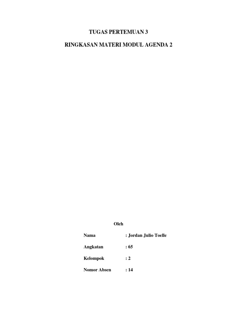 Tugas Ringkasan 3 | PDF