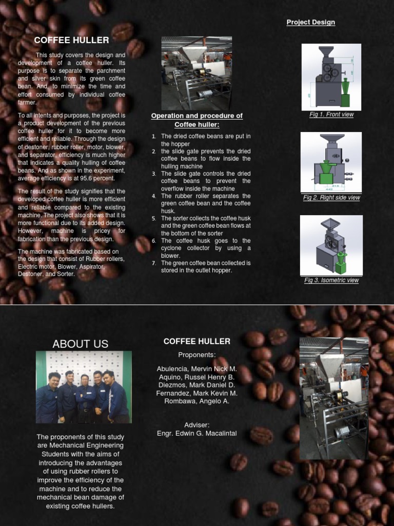 Coffee Huller Brochure | PDF | Coffee