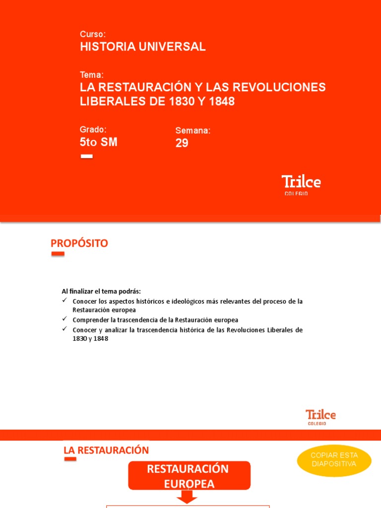 Revoluciones Liberales 1830-1848 | PDF | Relaciones Internacionales | Europa