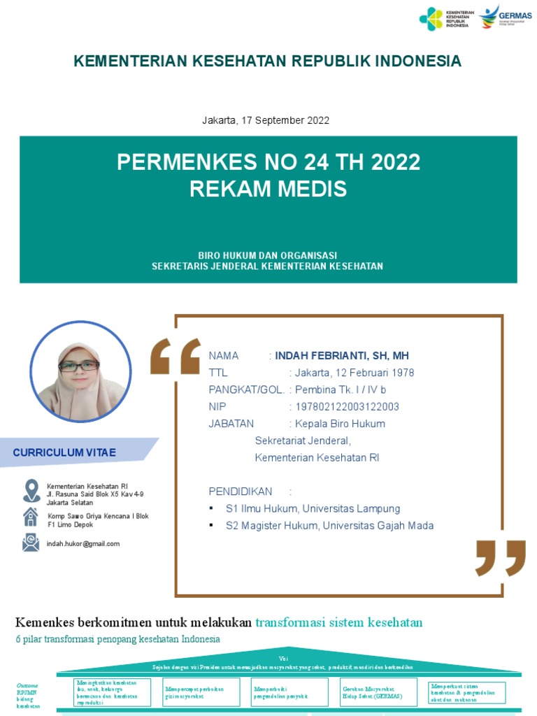 Rekam Medis Elektronik | PDF | Pengembangan Diri | Kesehatan Holistik