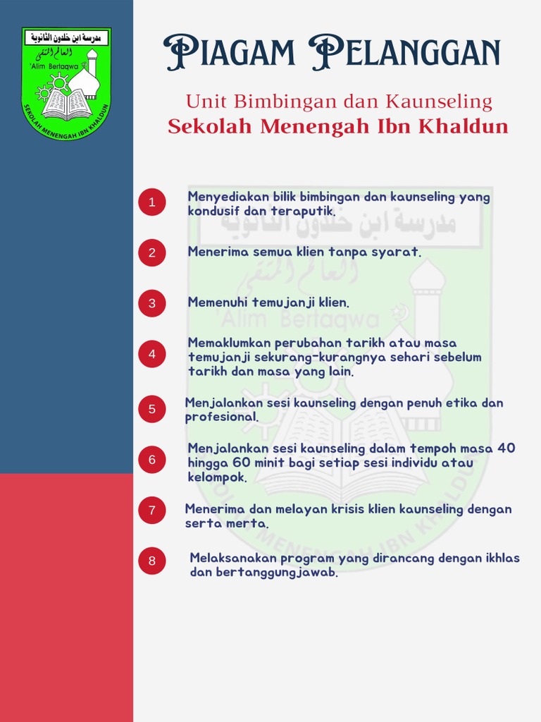 Piagam Pelanggan PDF Print | PDF