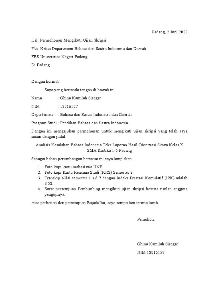 Permohonan Kompre | PDF