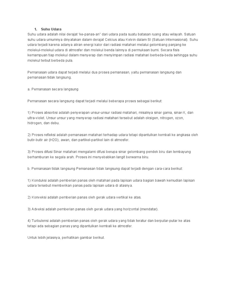 Suhu Udara | PDF