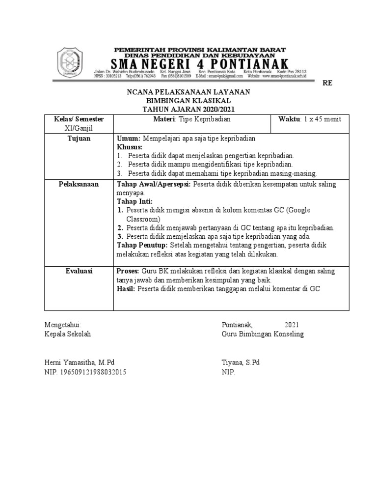 Materi Dan RPL Tipe Kepribadian | PDF | Karier & Perkembangan