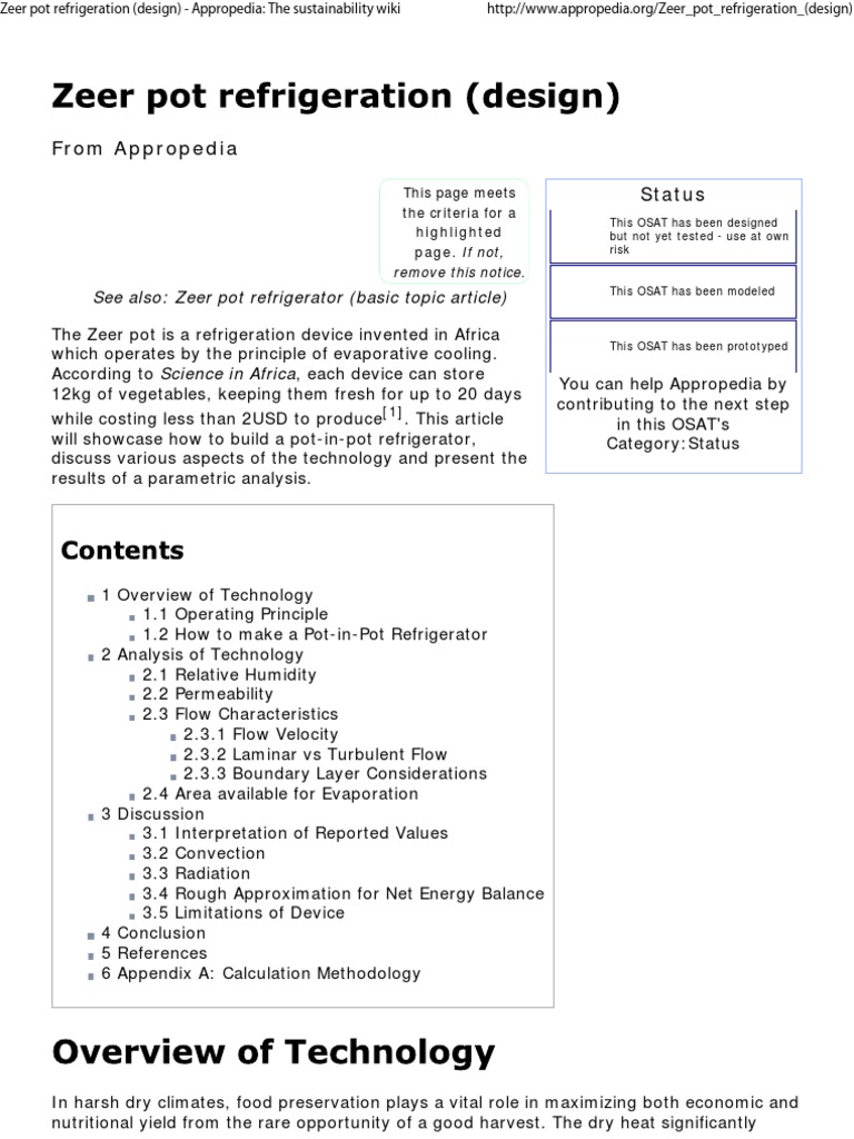 Zeer Pot Refrigeration (Design) - Appropedia The Sustainability Wiki ...