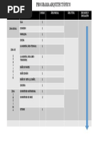 Programa Arquitectonico Hotel Boutique | PDF