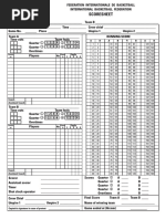 Score Sheets Netball | PDF | Team Sports | Ball Games