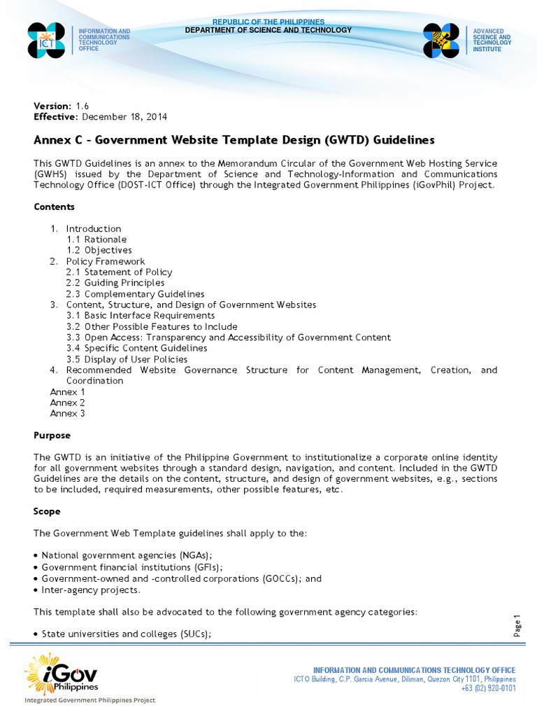 Gwhs Annex c | PDF | World Wide Web | Internet & Web