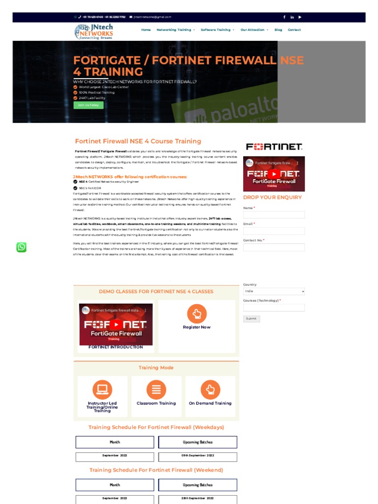 Fortigate Firwall Training PDF | PDF | Firewall (Computing) | Cisco ...