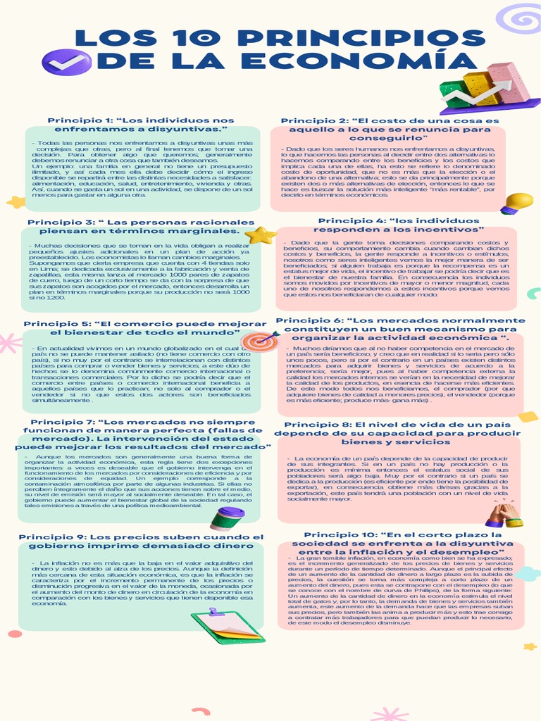 10 Principios de La Economia. | PDF | Inflación | Mercado (economía)