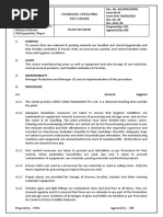 Complete Template For GMP Manual | PDF | Food Safety | Sanitation