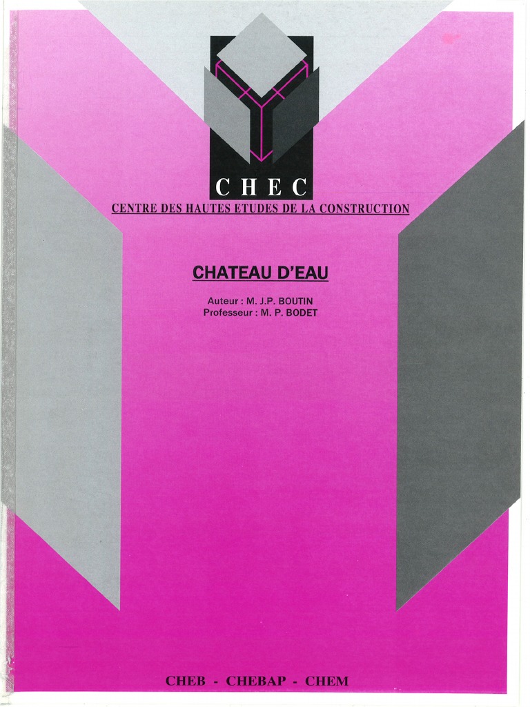 Chec - M.boutin - Chateau D'eau | PDF