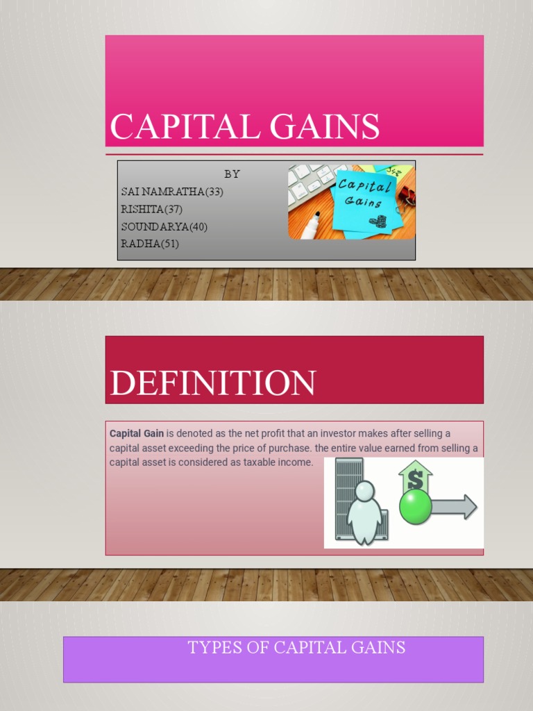 Capital Gains Tax: Types and Exemptions | PDF