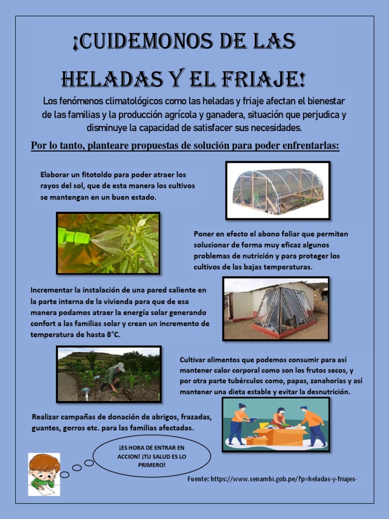 Infografia de Las Heladas y El Friaje | PDF