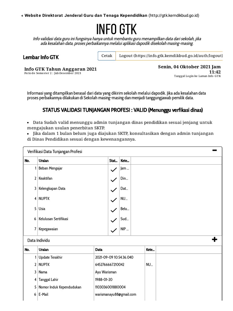 INFO GTK v.2021.1.0 | PDF