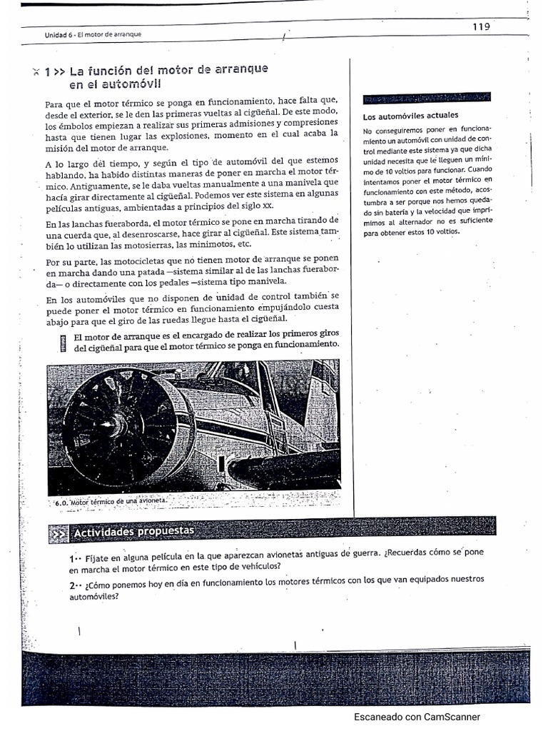 Tema Motor Arranque | PDF
