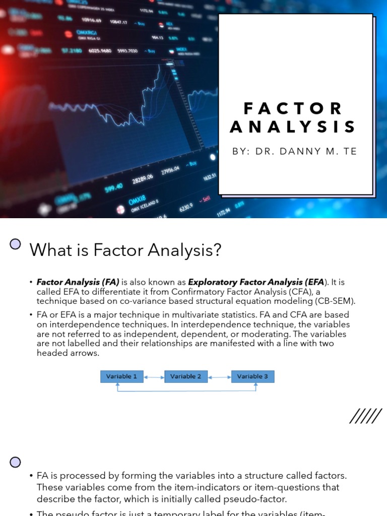 LM-Factor Analysis | PDF | Factor Analysis | Statistics