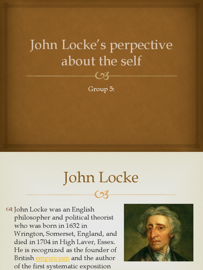Locke's Philosophy of Self and Identity | PDF | John Locke | Consciousness