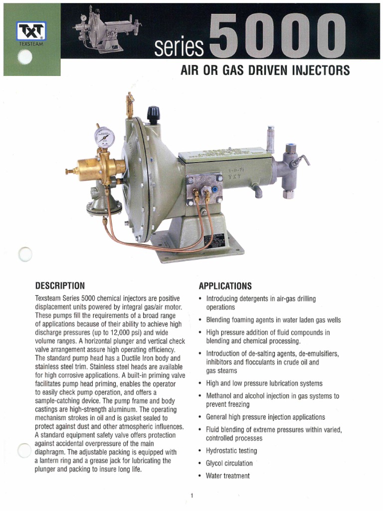 Texsteam Series 5000 | PDF