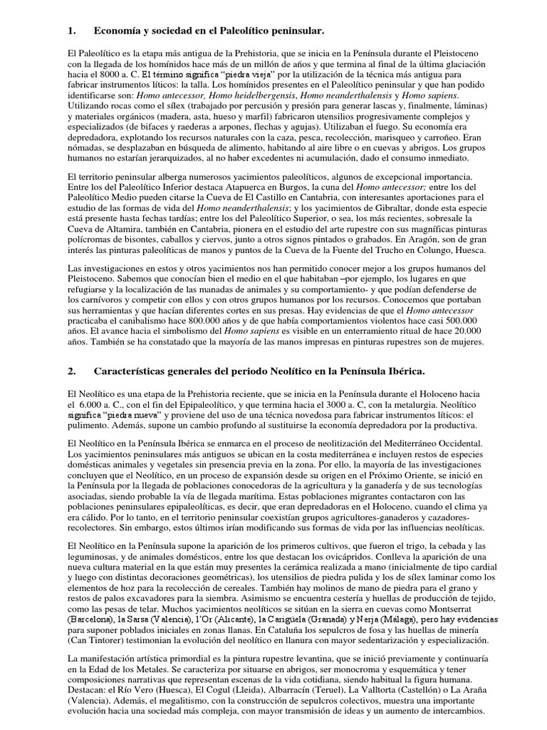 Instrumentos líticos en la Prehistoria | PDF | Al Andalus | Imperio español
