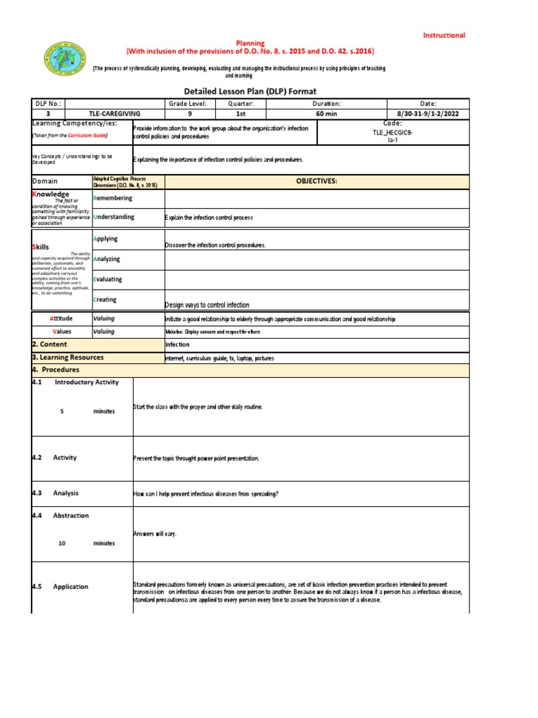 Tle Caregivng | PDF | Learning | Curriculum