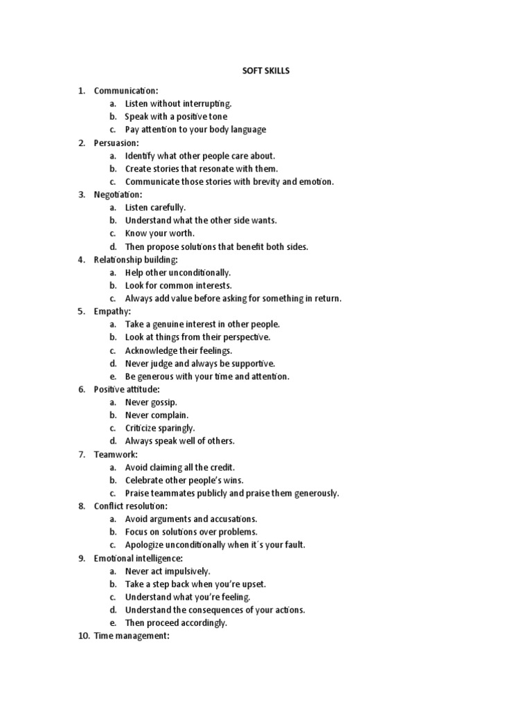 SOFT SKILLS and BEST PRACTICES FOR DECISION MAKING | PDF | Decision ...